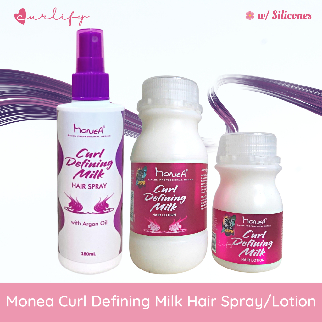 Monea Curl Defining Milk Hair Lotion / Spray | Shopee Philippines