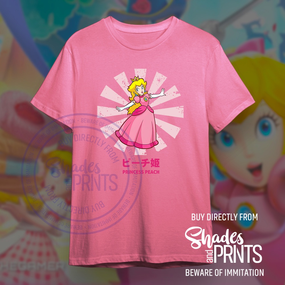 Princess Peach Super Mario Nintendo Game Luigi Toad Customized Unisex ...