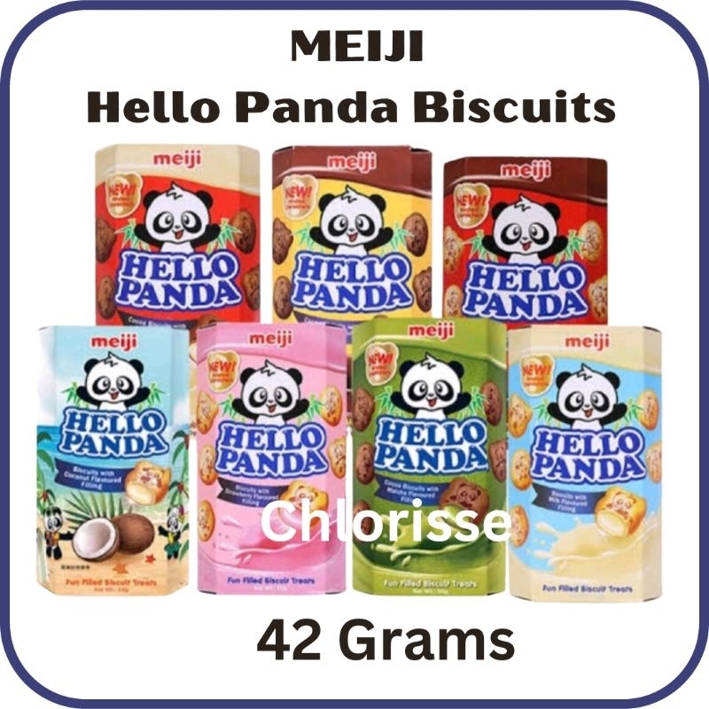 Meiji Hello Panda Strawberry/Cookies and Cream Biscuits|Biscuits with ...