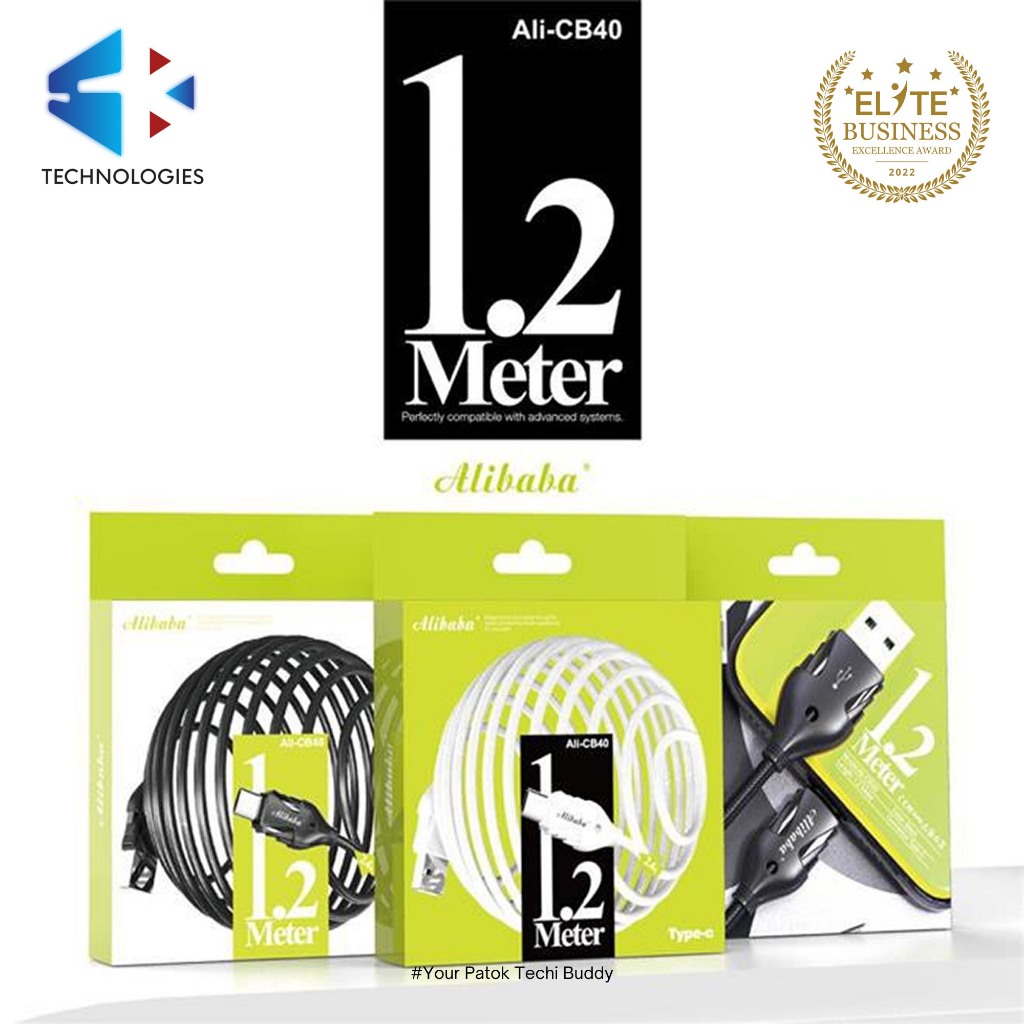 Alibaba Ali-Cb40 1.2M Fast Charge Cable Android | Shopee Philippines