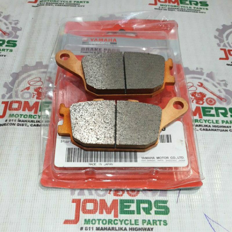 MT07 - MT09 REAR BRAKE DISC PAD KIT YAMAHA GENUINE 5VX-25806 | Shopee ...