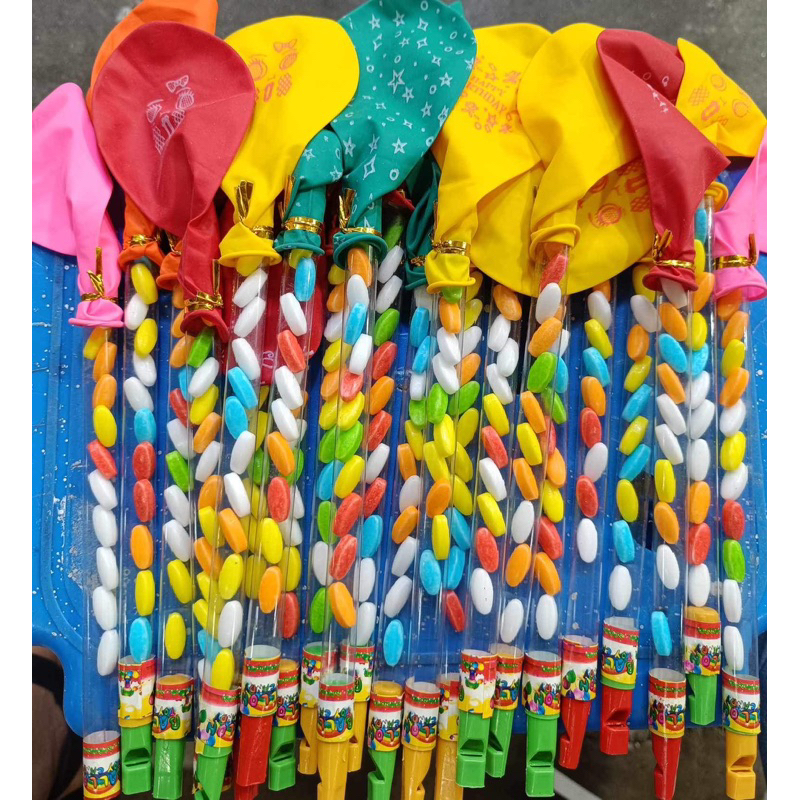 Whistle balloon Candy 30pcs | Shopee Philippines