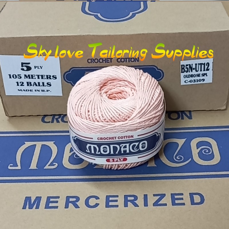 5PLY Monaco Mercerized Cotton BATCH 1 (B1-B221) | 5ply 100% Mercerized ...