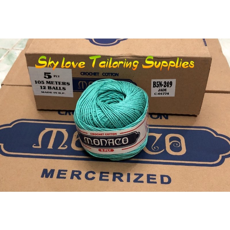 5PLY Monaco Mercerized Cotton BATCH 2 (B224-B297) | 5ply 100% ...