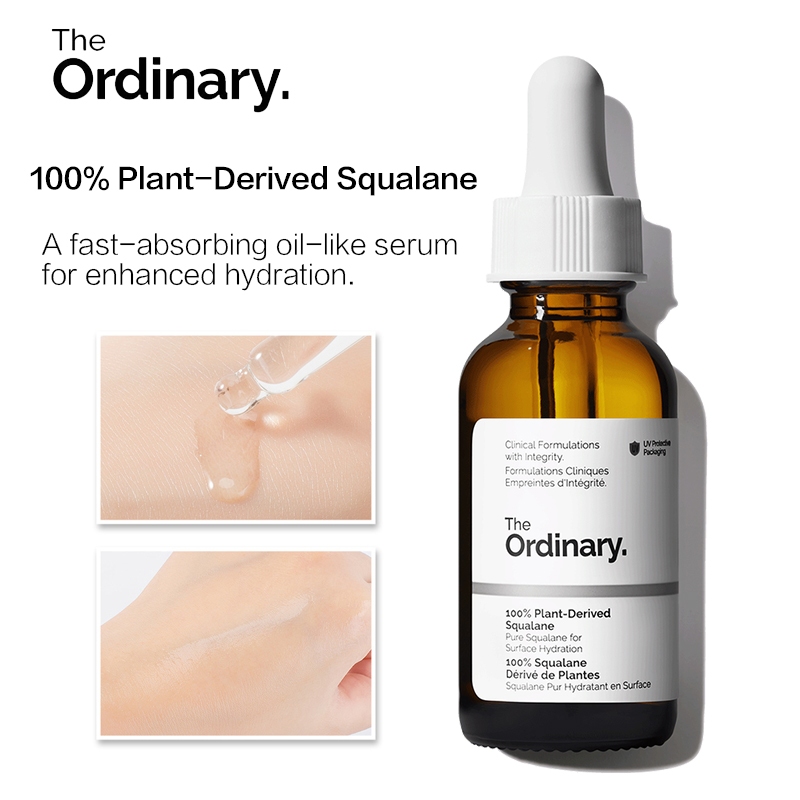 the ordinary 100% Plant-Derived Squalane serum Efficient hydration and ...