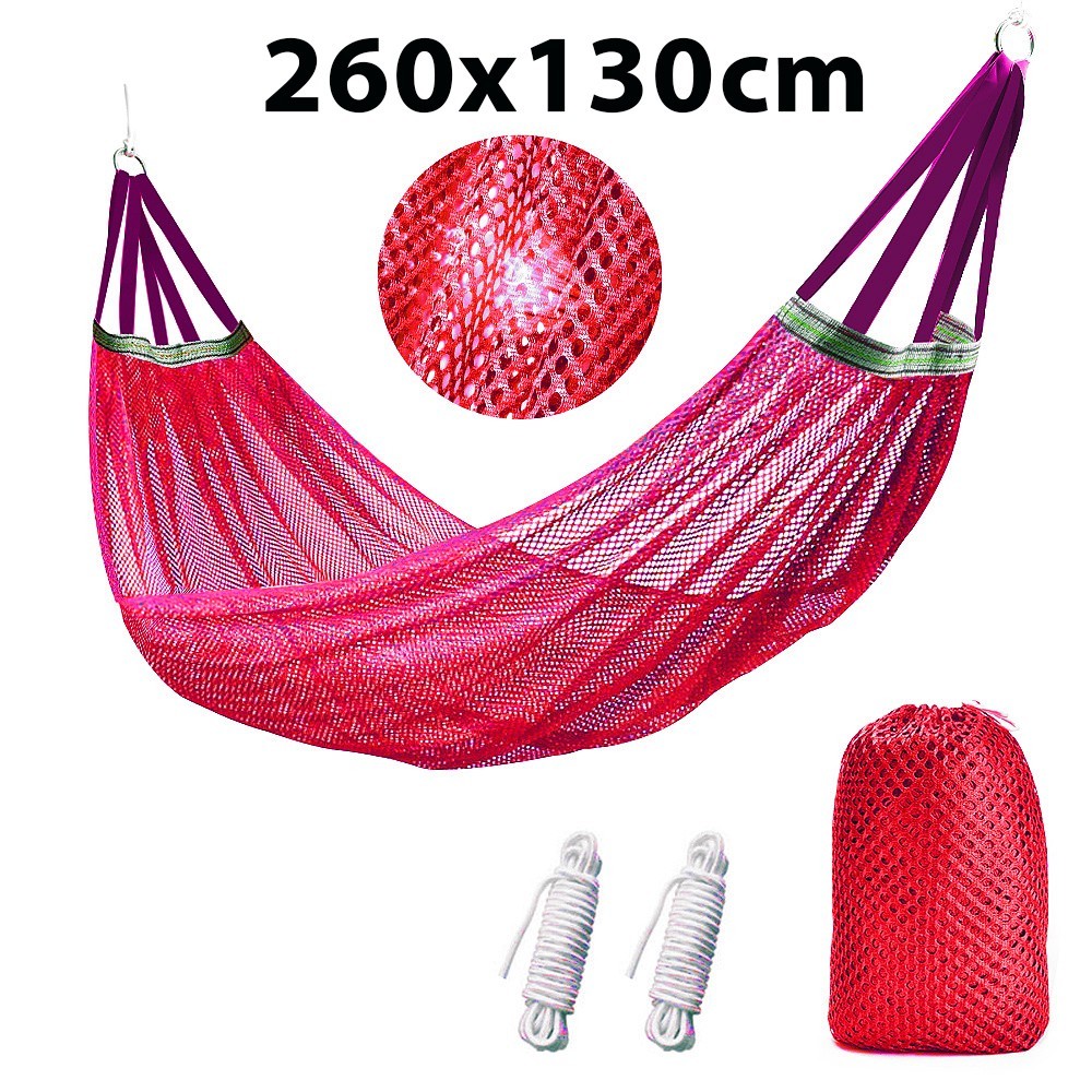 Duyan Ice silk Hammock 200KG Camping Hiking Outdoor Foldable Hammock ...
