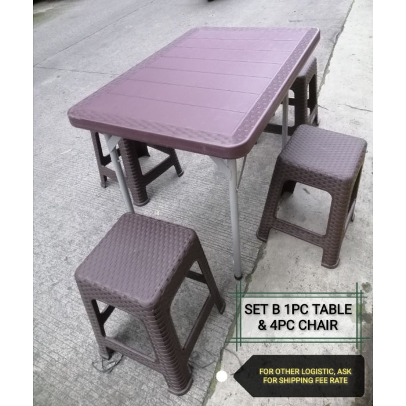 Monoblock Table folding table set mesa (for other logistic, sf not yet ...