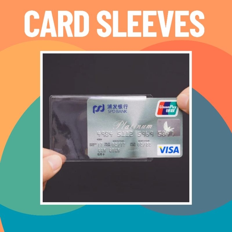 ID Debit Credit Card Protector sleeves | Shopee Philippines