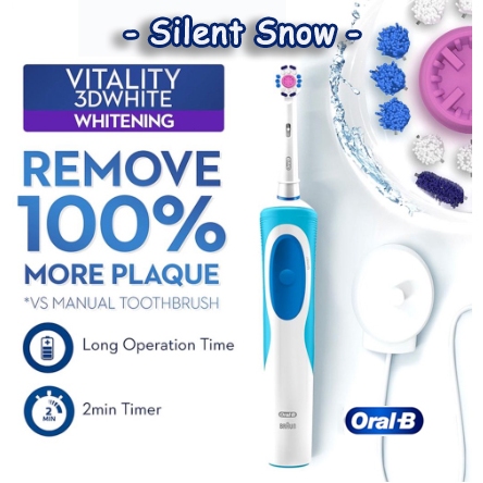 Oral-B Electric Toothbrush Vitality Rechargeable 2D Spin Clean Adult ...