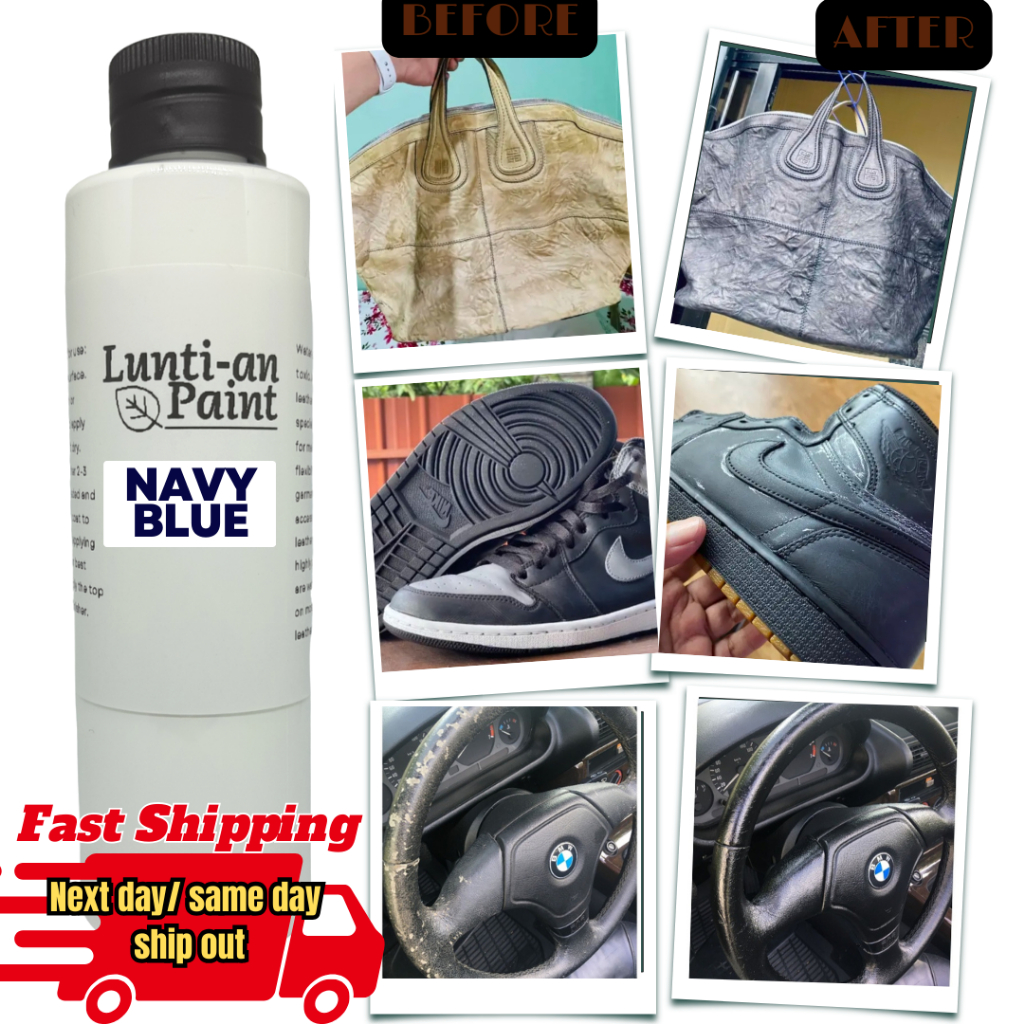 Navy Blue Leather Dye Quick dry and Penetrating dye paint for your ...