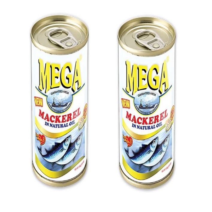 Mega Mackerel in Natural Oil 155g Bundle Of 2 | Shopee Philippines