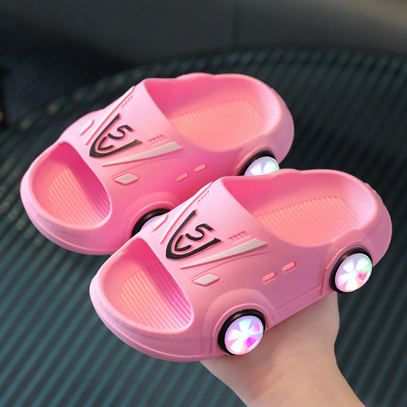 Led Slipper for Kids Boy Girl Non-slip Soft Fashion Slippers Outdoor ...
