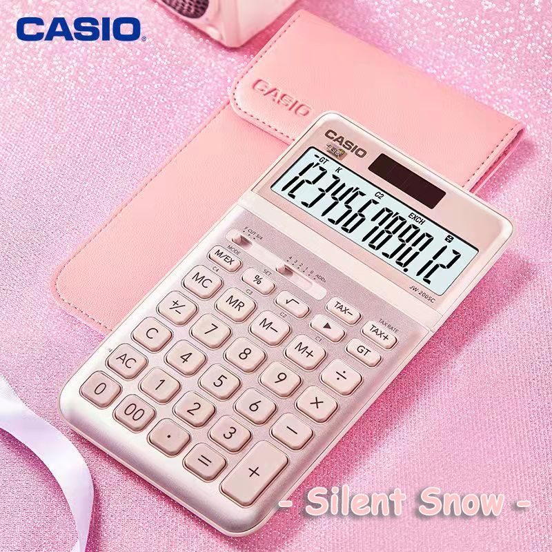 Casio portable solar calculator for daily business office white-collar ...