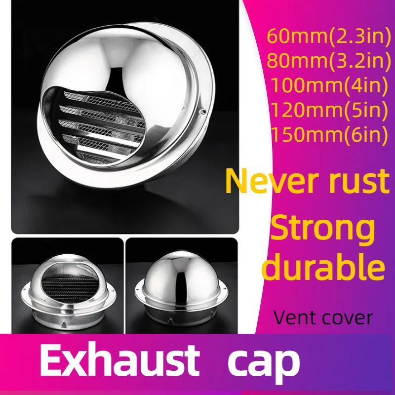 Wall vent cap Stainless Steel Wall Ceiling Air Vent Ducting Ventilation ...