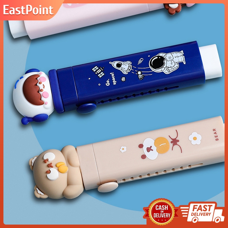 Creative Retractable Push Pull Eraser Student Writing Drawing ...