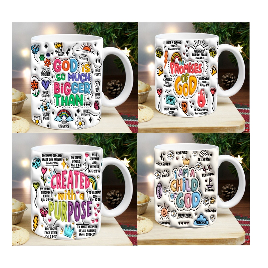 3D Design Mug I Bible Verse I 11oz Mug I High Quality Prints I Bible ...