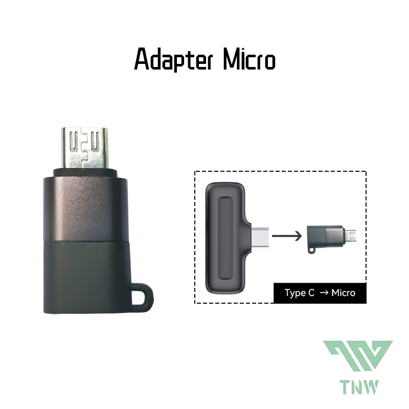 TNW Adaptor Type C to Micro IOS USB Microphone Adapter | Shopee Philippines