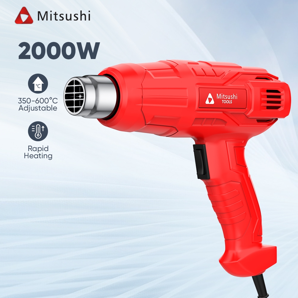 Mitsushi 2000W Heat Gun MJRQ2000 350℃-600℃ Hot Air Gun Blower Hot ...