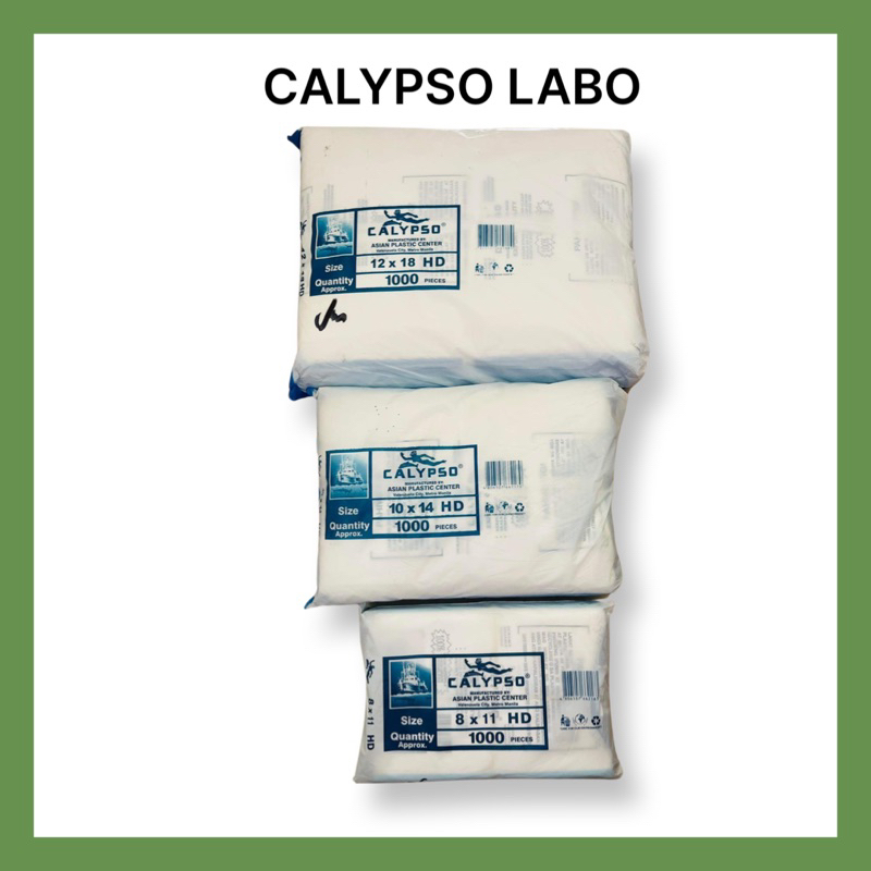 CALYPSO PLASTIC LABO / APPROX. 1BUNDLE - 1000PCS. | Shopee Philippines
