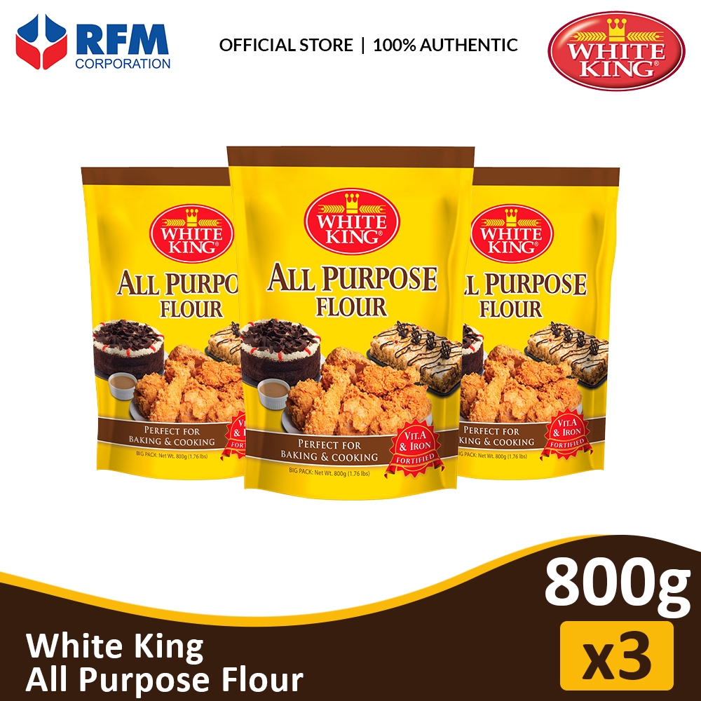 White King All Purpose Flour Big Pack 800g - Set of 3s | Shopee Philippines