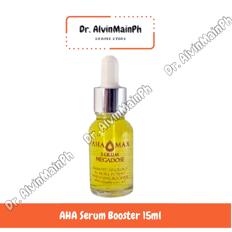 dr alvin AHA serum whitening aha max 15ml | Shopee Philippines