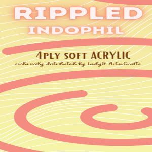 Rippled Indophil by Lots of Yarn (4ply soft indophil, part 1) | Shopee ...