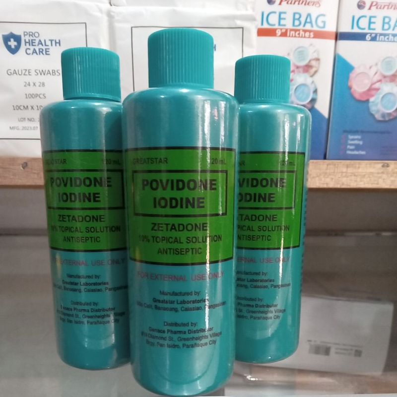 POVIDONE IODINE (Zetadone) 120ml | Shopee Philippines