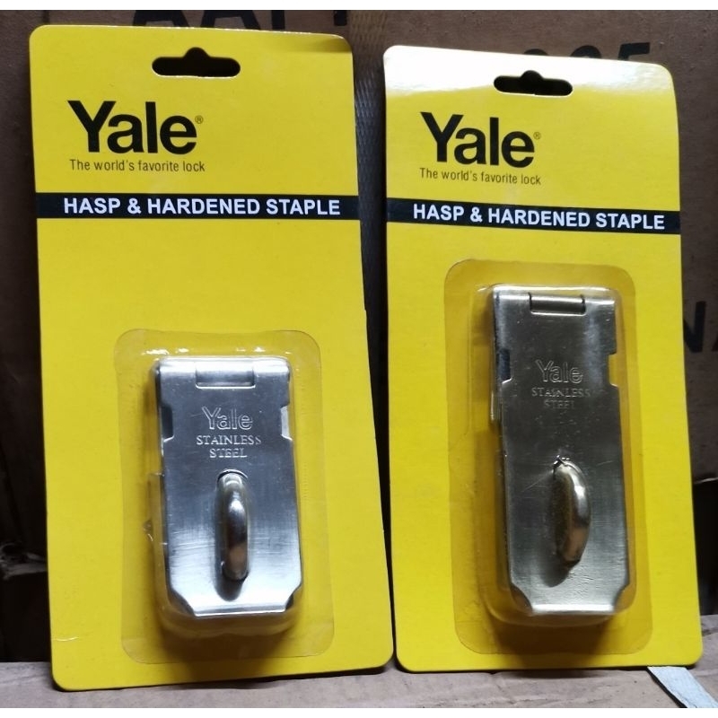 Yale Hardened Safety Hasp & Staple V10. 3Ss / V10.4Ss( 3" & 4 ...