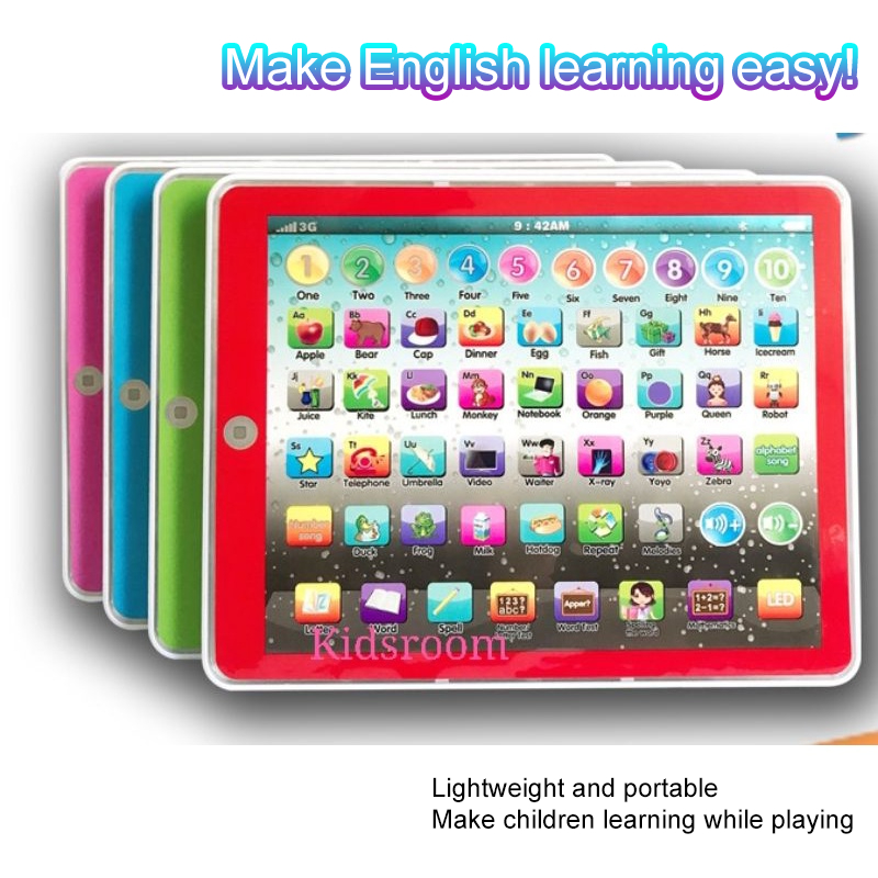 English Learning Toys Early Learn Educational Computer Tablet for Kids ...