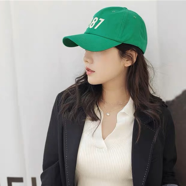 BGC Korean cap cotton baseball cap 1987 letter embroidery Men's and ...