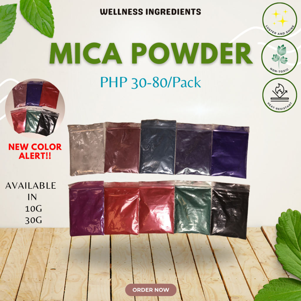 Mica Glitter Powder for Candle Making 10g/30g | Shopee Philippines