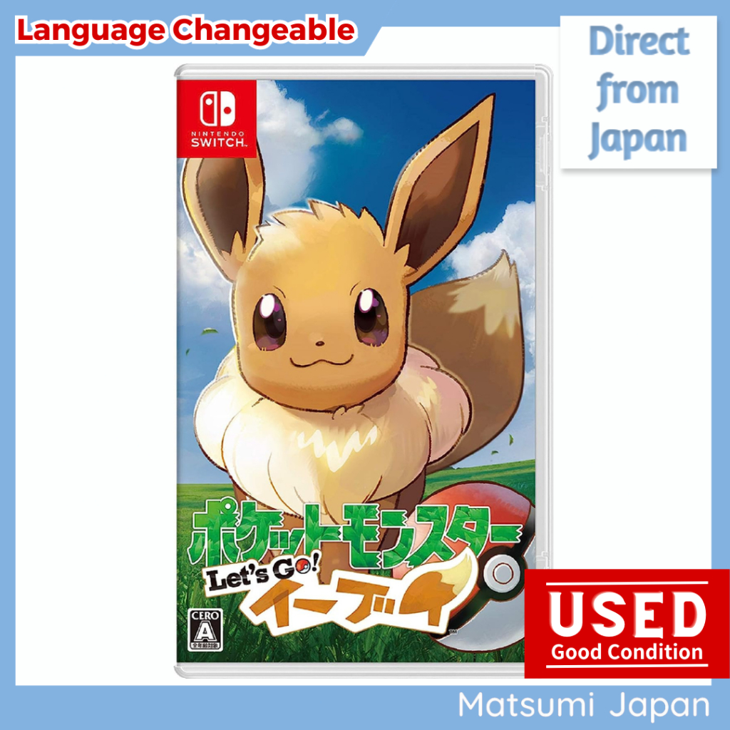 Pokemon Let's Go Eevee - NINTENDO Switch [Direct from Japan] | Shopee ...