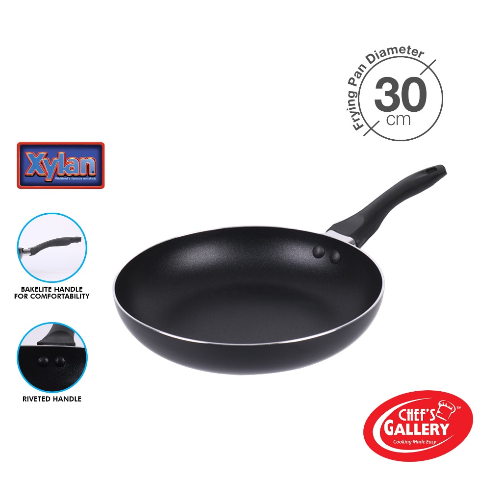 Chef's Gallery Xylan Non-Stick Frying Pan 30cm Bakelite Handle Not ...