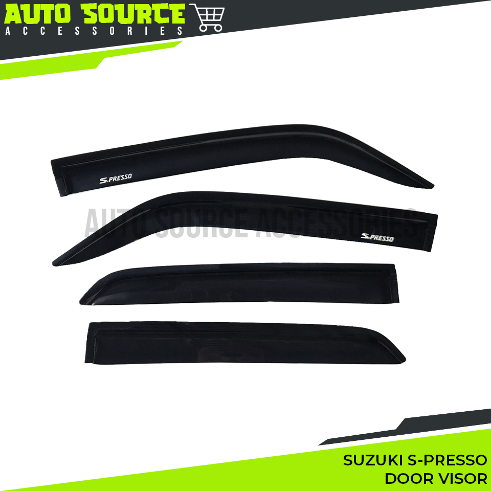SUZUKI SPRESSO DOOR VISOR RAIN GUTTER BLACK | Shopee Philippines