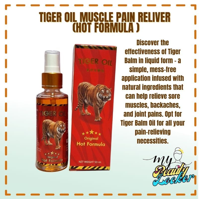 Tiger Oil Original hot formula Green Seven | Shopee Philippines