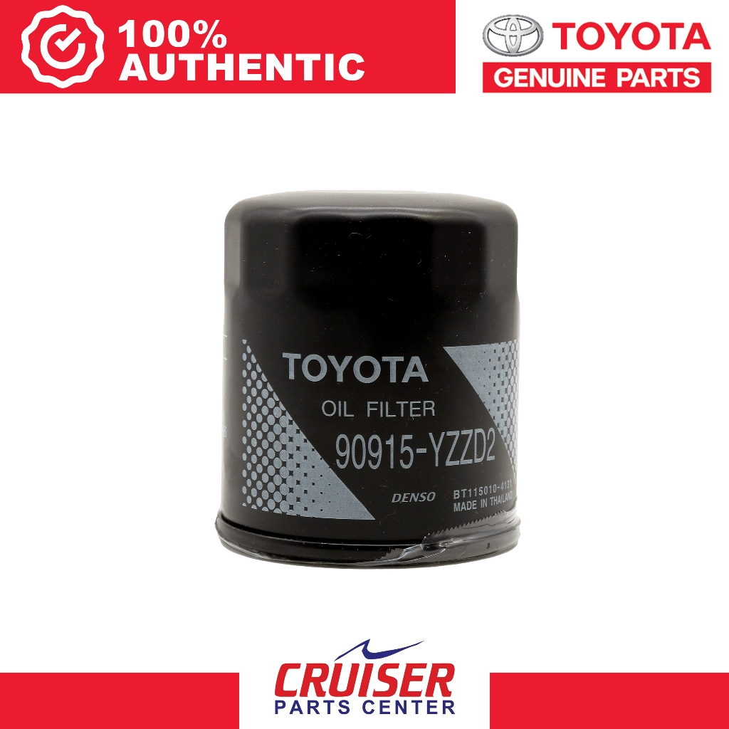 TOYOTA Genuine Parts - Oil Filter 90915-YZZD2 TOYOTA INNOVA,FORTUNER ...