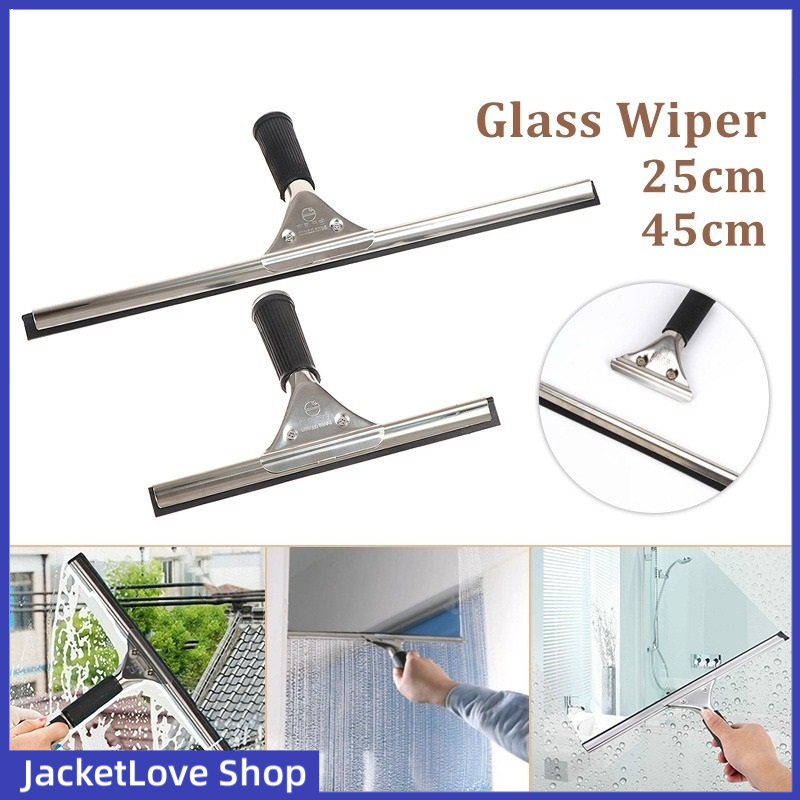 Stainless Steel Window Glass Cleaner Wiper Water Scraper Squeegee for ...