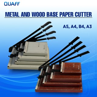 QUAFF Paper Cutter Metal / Wood A5/A4/B4/A3 Size | Shopee Philippines