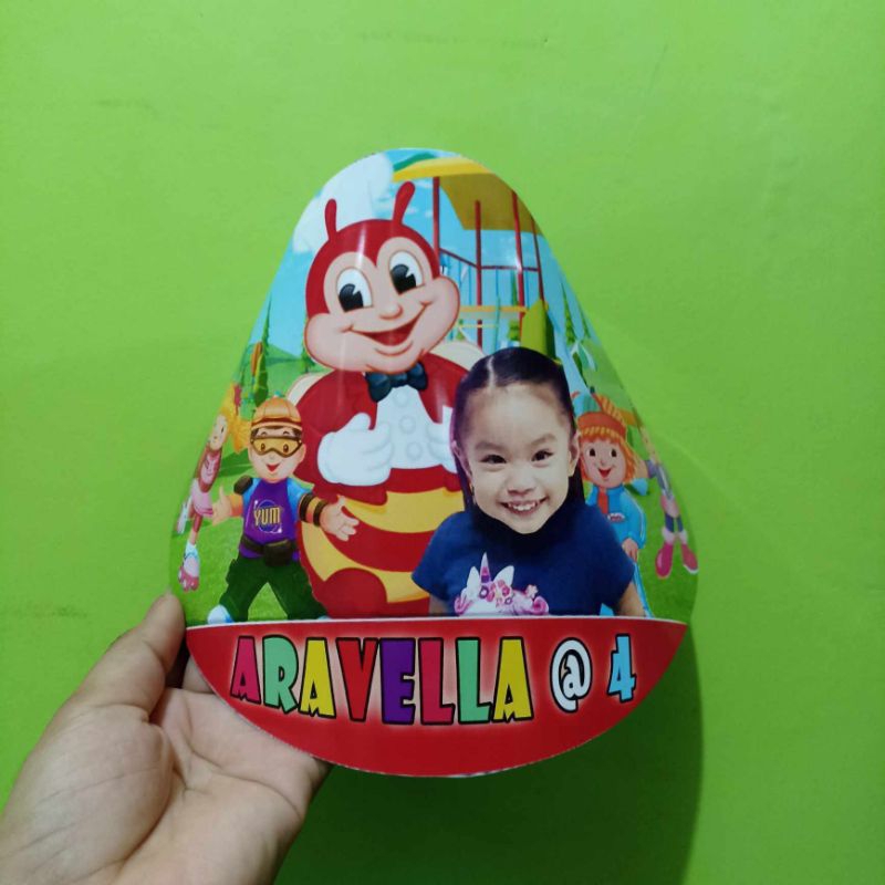 10pcs. Customize Party Hats Jollibee theme | Shopee Philippines