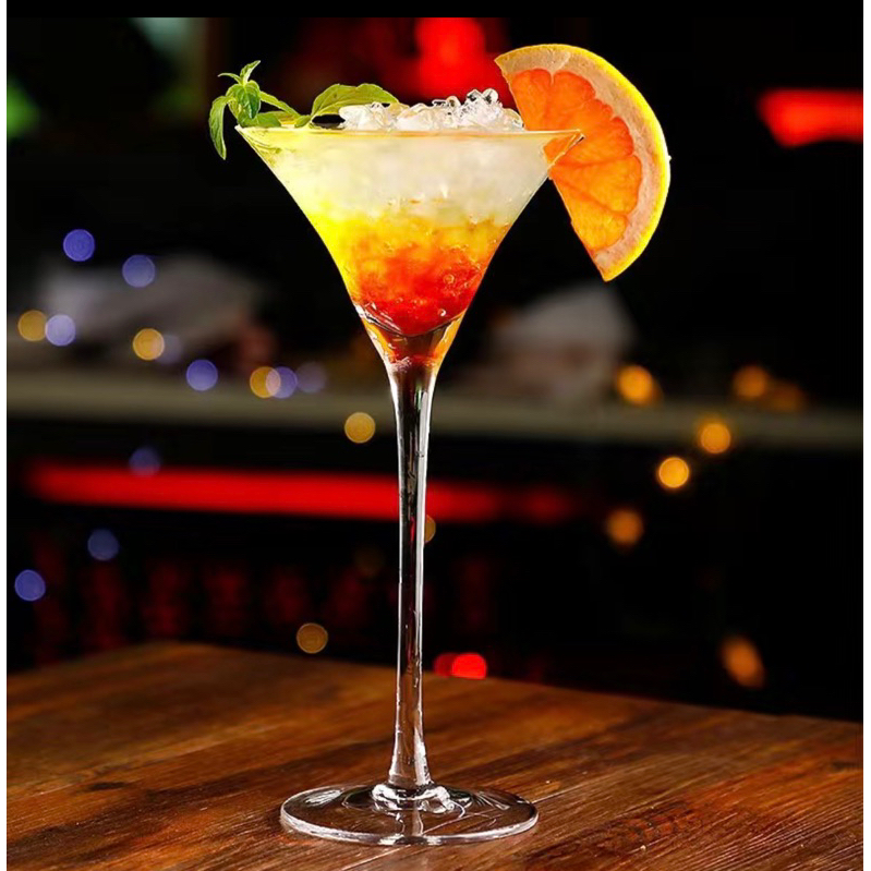 Kitchen Plus 140mL Wine Martini Triangle Tall Cocktail Glass KP498 ...