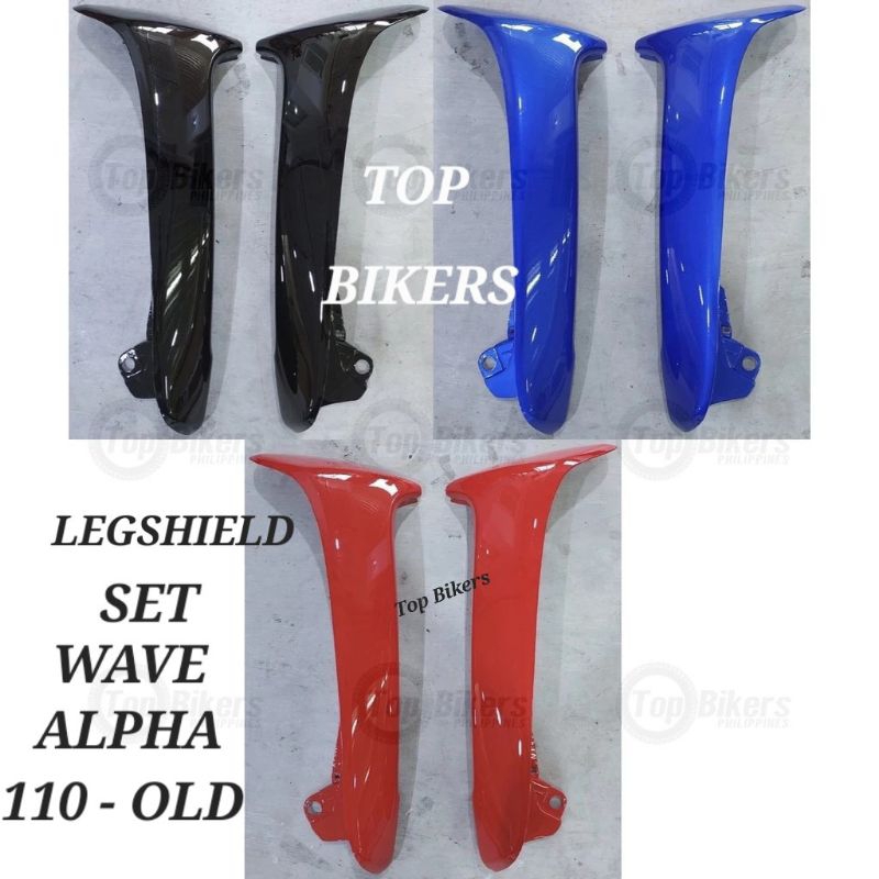 YSW Legshield/Leg Shield Cover WAVE ALPHA OLD (THAILAND MADE) | Shopee ...