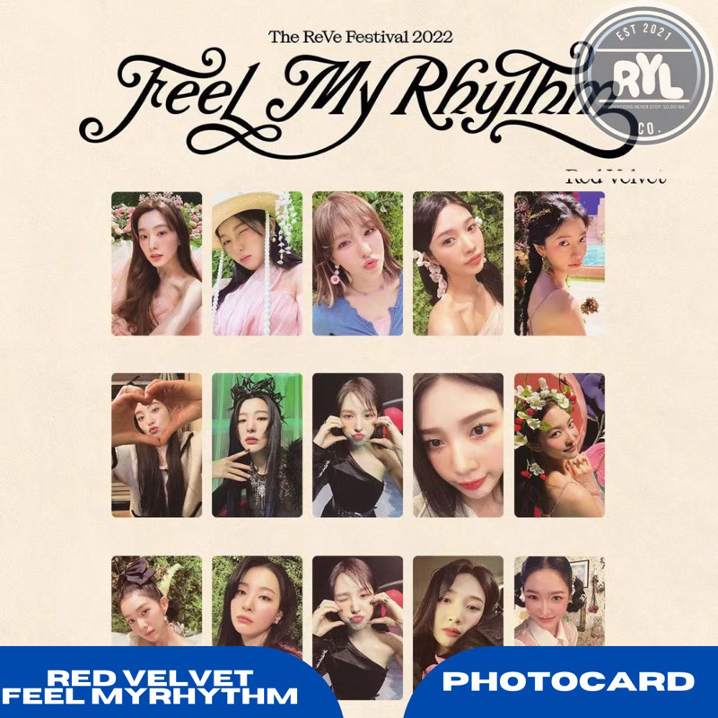 [5 pcs/set] RED VELVET ‘Feel My Rhythm’ Album Photocards with BACK ...