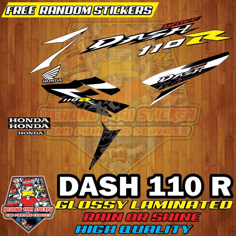 Honda Dash 110 Stock Decals Laminated | Shopee Philippines