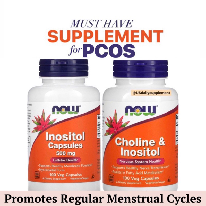 [ONHAND] Inositol Now Choline and Inositol PCOS Supplement | Shopee ...