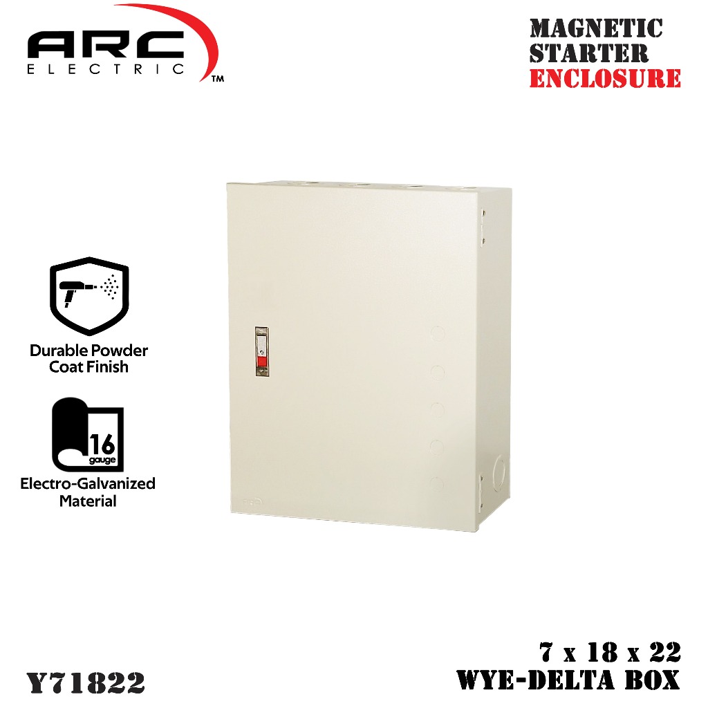 ARC Magnetic Starter Enclosure (Wye-Delta Box) | Shopee Philippines