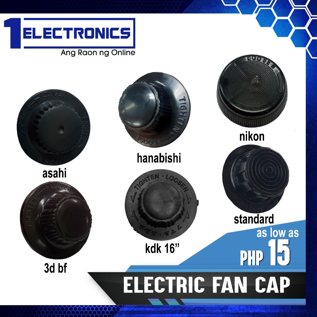 1Electronics Fan Cap Asahi, Standard, 3D BF, KDK 16", Hanabishi, Nikon ...