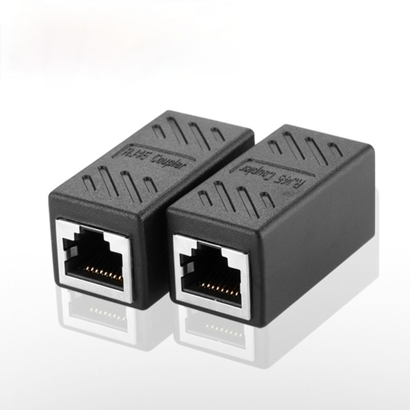 RJ45 Ethernet Cable Adapter Connector Network Straight-through ...