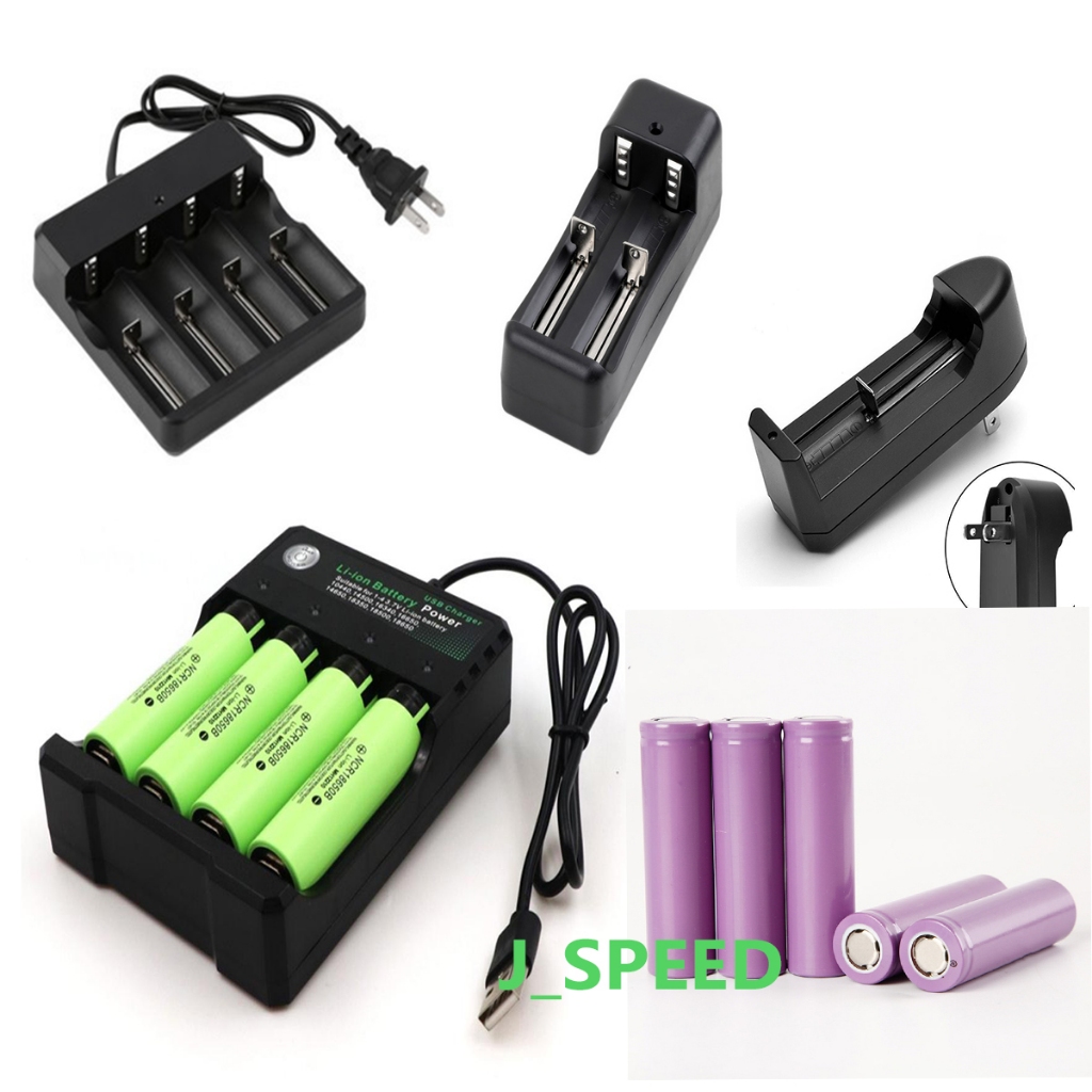3.7V 18650 Charger Li-ion Battery Charging Portable universal charger ...
