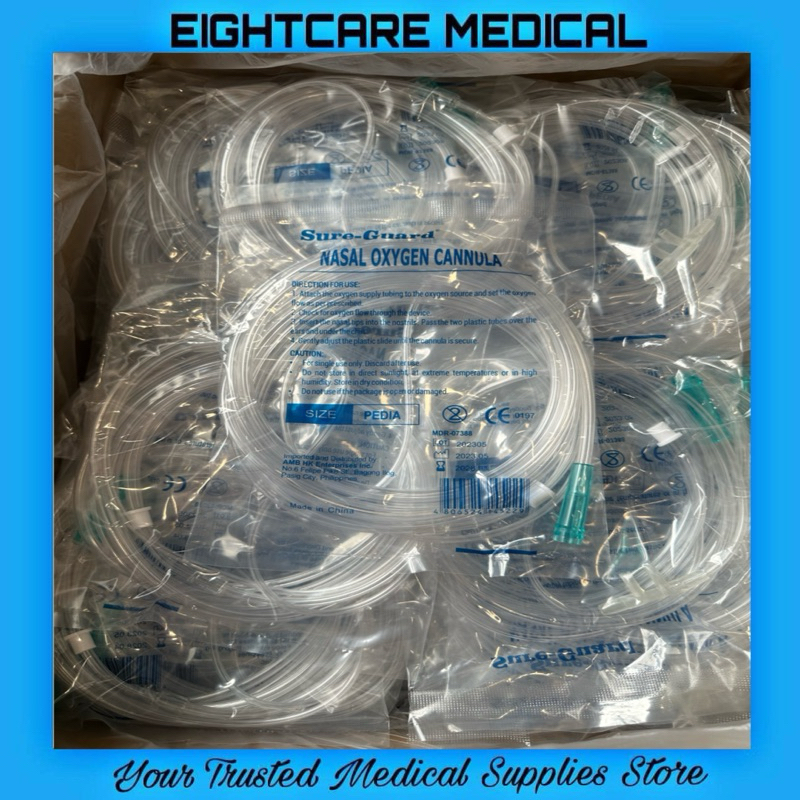 Nasal Oxygen Cannula for Neonate, Pedia, Adult I Tabercare/Sure-Guard ...
