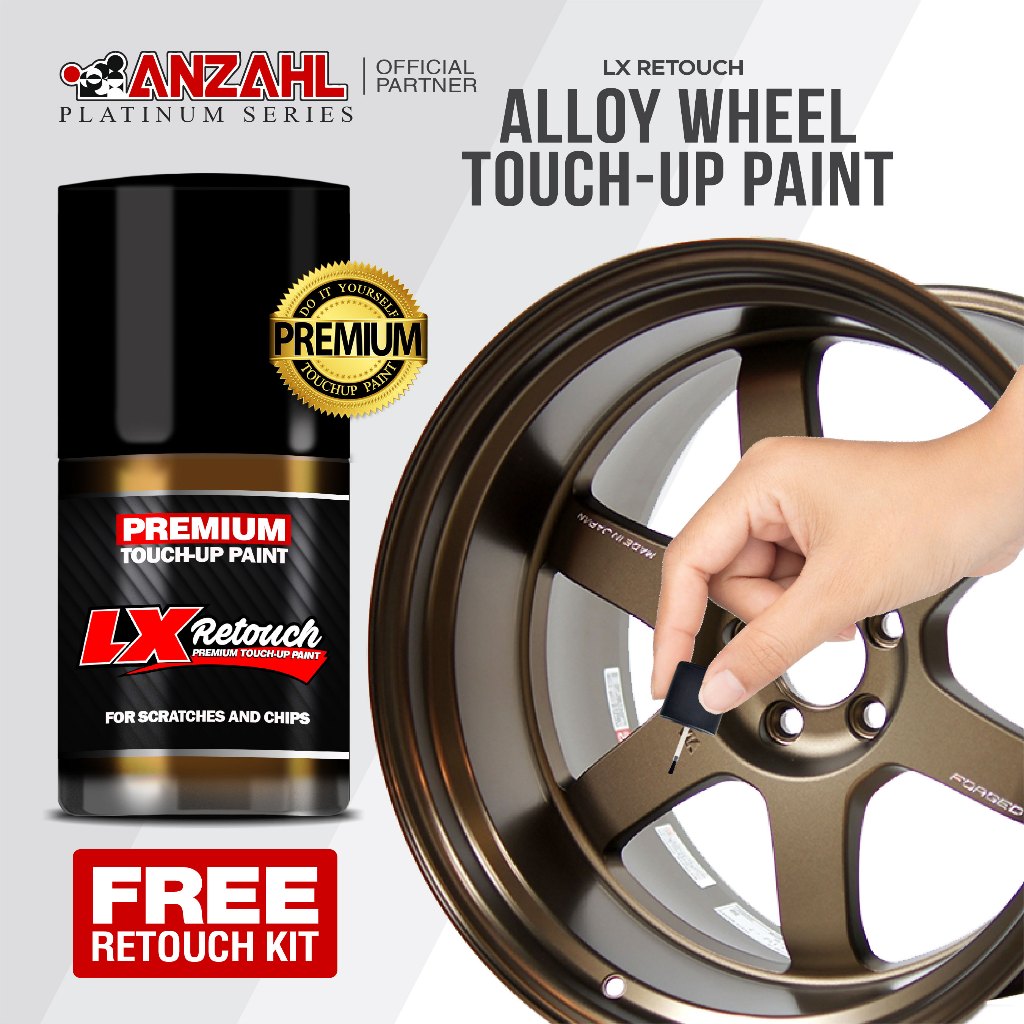 ROTA SPEED BRONZE WHEEL PAINT REPAIR KIT CAR TOUCH UP PAINT FIX SCRATCH ...